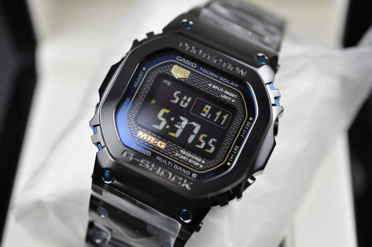 CASIO G-Shock MR-G Series MRG-B5000BA-1 Super Titanium Solar Blue Ink ...
